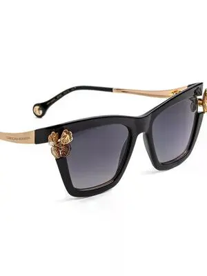 Carolina Herrera Floral Cat-eye Sunglasses