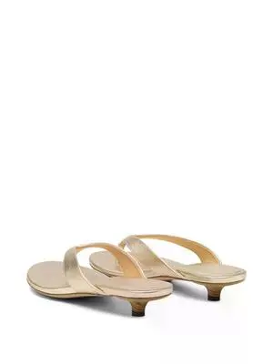 Marsèll Orma Metallic Heeled Sandals - Gold