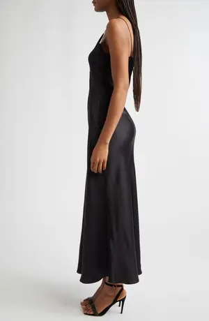 Eleventy Silk Satin Slipdress
