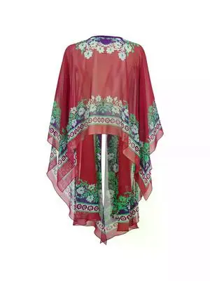 La DoubleJ Maria Floral-print Cape