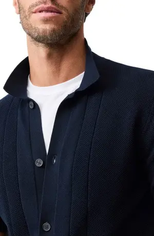 Rodd & Gunn Cobb River Knit Button-up Shirt - Midnight