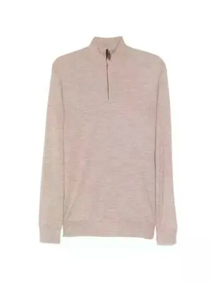 N.peal Regent Zipped Top - Brown