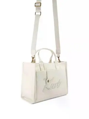 Kurt Geiger Embroidered Tote Bag - Neutrals