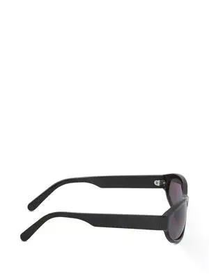 Marni Ozound Slim Oval Sunglasses - Black