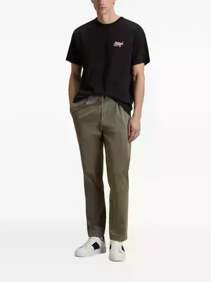 Woolrich Logo Crew-neck T-shirt - Black