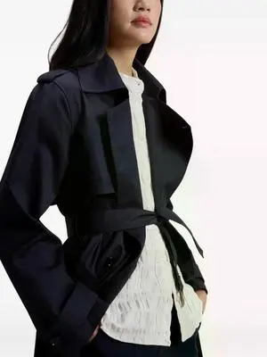 Woolrich Double-breasted Belted Trench Coat