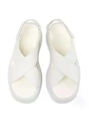 Camper Pelotas Flota Crossover Leather Sandals - White