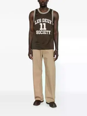 LES DEUX Silas Collegiate Sleeveless Vest