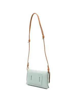 ZANELLATO Small Lettera Turnlock Clutch - Blue
