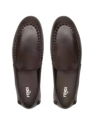 Fendi Leather Loafers