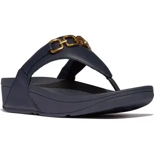Fitflop Lulu Square Chain Sandal - Midnight Navy