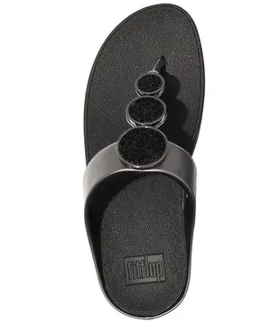 Fitflop Halo Bead Circle Metallic Sandals