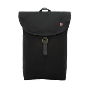 TOKEN Waxed Nylon Bergen Backpack - Black