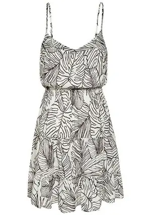 LASCANA Print Tiered Dress