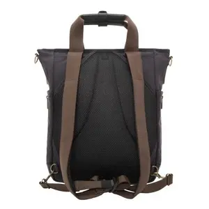 TOKEN Waxed Nylon Fordham Convertible Backpack - Navy