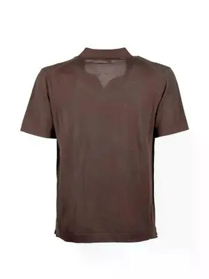 CRUNA Levanti Collar T-shirt - Brown