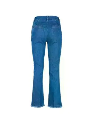 VIA MASINI 80 Frayed Hem Trousers