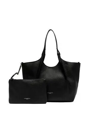 GIANNI CHIARINI Dua Textured Tote Bag - Black