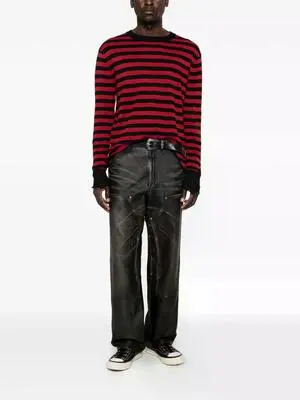 KAMIYA Striped Sweater - Red