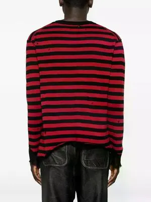 KAMIYA Striped Sweater - Red