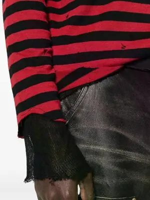 KAMIYA Striped Sweater - Red