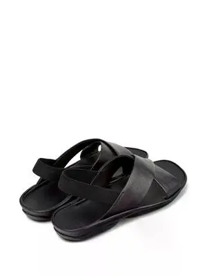 Camper Right Isla Crossover-strap Sandals - Black