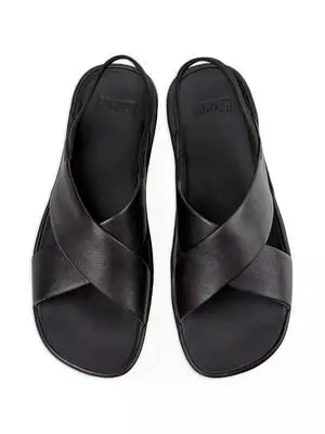 Camper Right Isla Crossover-strap Sandals - Black