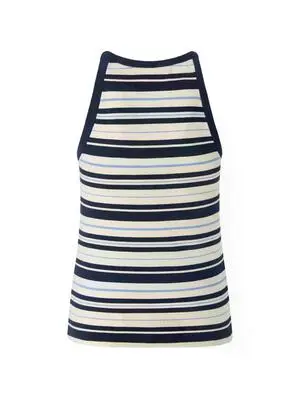 Pinko Striped Ribbed Tank Top