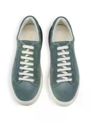 DOUCAL'S Suede Lace-up Sneakers - Blue