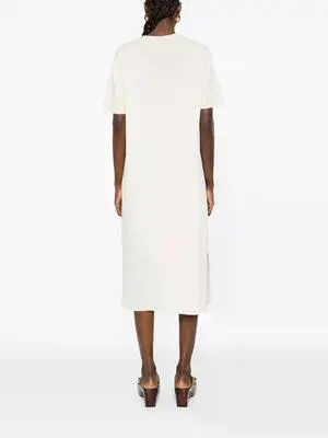 Eric Bompard Crew-neck Midi Dress