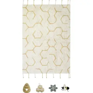 LORENA CANALS Play Rug Pollination - Ivory