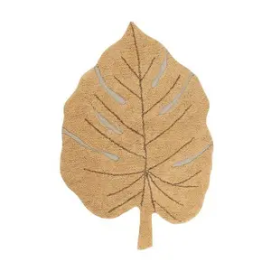 LORENA CANALS Washable Rug Monstera - Honey