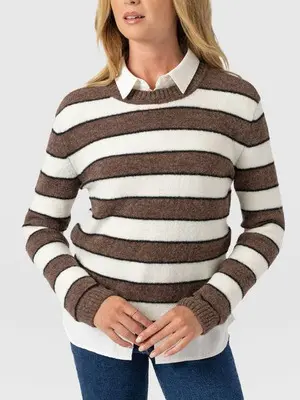 SAINT + SOFIA Azura Knit Sweater