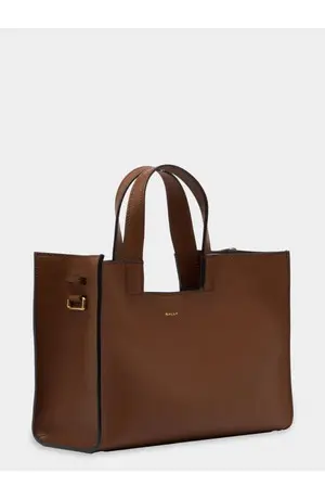 Bally Easy Tote Bag In Leather - Brown