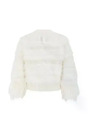 Cinq À Sept Fringed-detail Cardigan