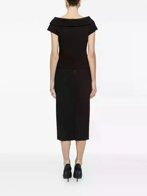 NISSA Off-shoulder Fitted Blouse