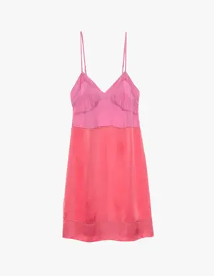Araks Holly Silk Slip Dress - Blue
