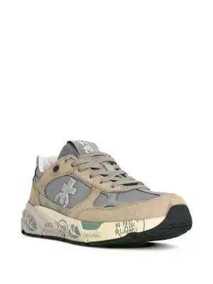 Premiata Mase 6627 Suede-details Sneakers - Neutrals