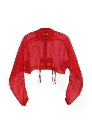 AMIR SLAMA Zip-up Silk Jacket