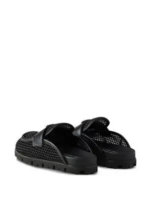 Prada Triangle Logo Mules