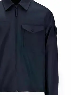 Stone Island All-weather Zip Jacket - Blue