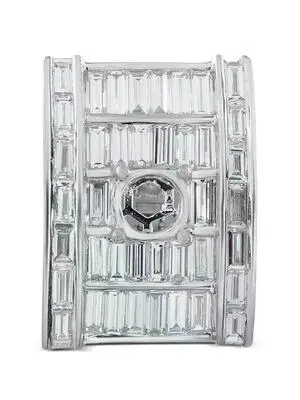 LB EXCLUSIVE Diamond Platinum Clip-on Earrings