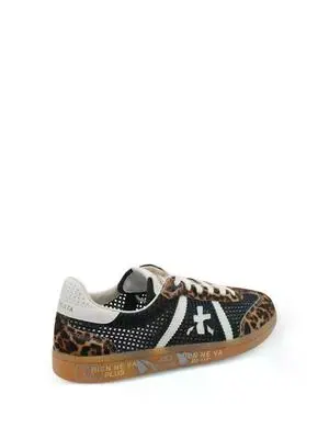 Premiata Animal Print Lace-up Sneakers