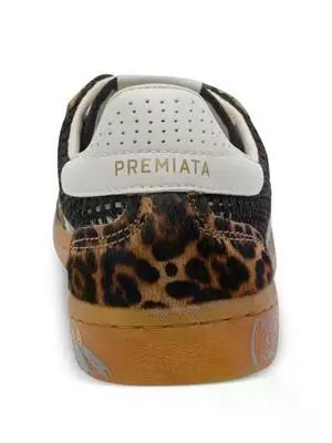Premiata Animal Print Lace-up Sneakers