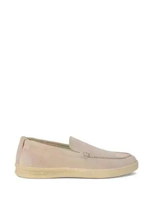 Woolrich Suede Flat Loafers - Neutrals