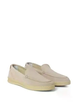 Woolrich Suede Flat Loafers - Neutrals