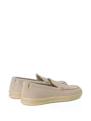 Woolrich Suede Flat Loafers - Neutrals