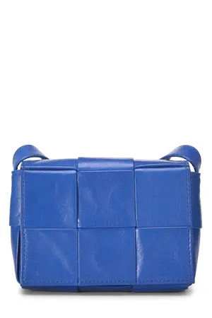 Bottega Veneta Maxi Intrecciato Candy Cassette Crossbody - Blue
