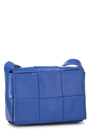 Bottega Veneta Maxi Intrecciato Candy Cassette Crossbody - Blue