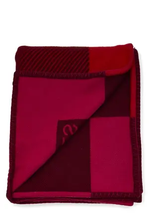 Hermès Wool H Riviera Throw Blanket